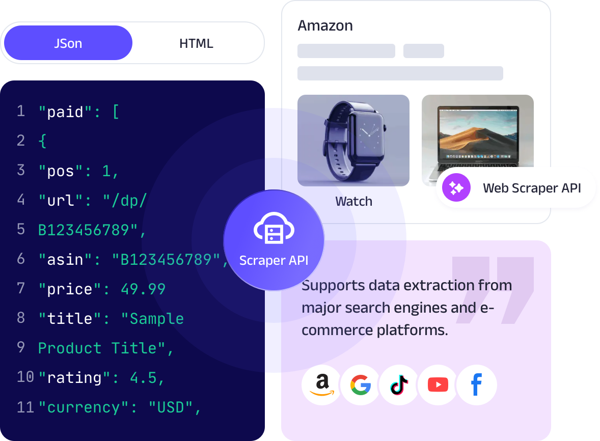 OmegaProxy Web Scraper API：轻松实现大规模网页数据提取